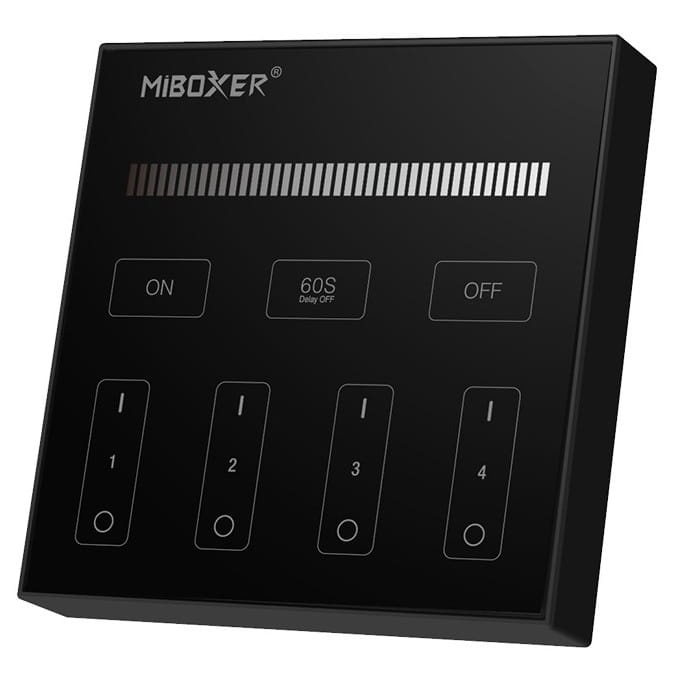 Panel naścienny B1 4-strefowy ściemniacz LED do kontrolerów MiBoxer 2 ...