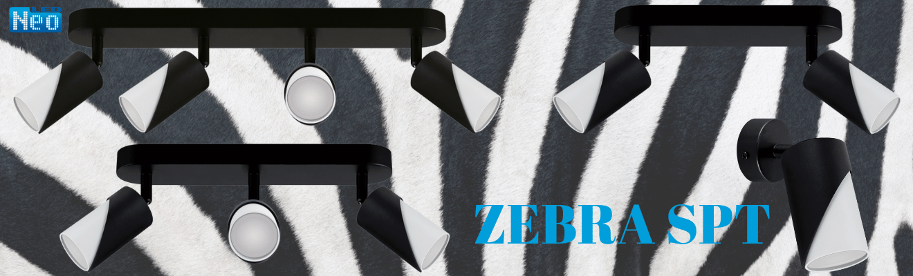 Spot 3-punktowy ZEBRA SPT 3xGU10 3x35W czarny/biały STRÜHM | ZEBRA-SPT ...